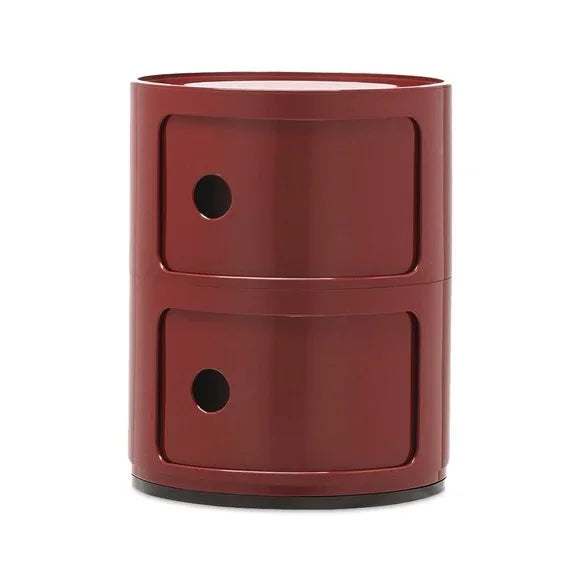 Kartell Componibili New Colors Modular Burgundy Storage Unit | 2 doors ...