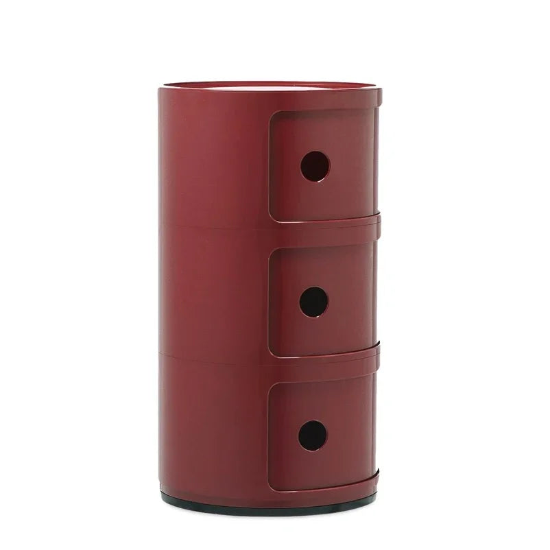Kartell Componibili New Colors Modular Burgundy Storage Unit | 3 doors ...