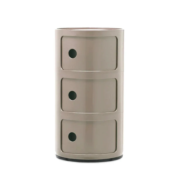 Kartell Componibili New Colors Modular Taupe Storage Unit 3 doors ...