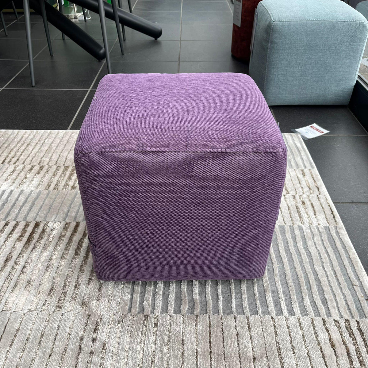 Olney Cube Purple Woven Fabric - Ex Display – Fellini Home